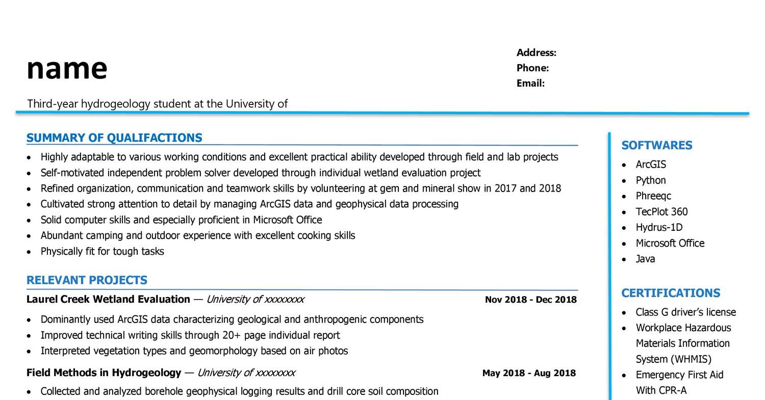 sample-resume.pdf | DocDroid