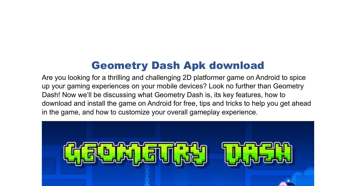 Geometry Dash Apk download.pdf | DocDroid