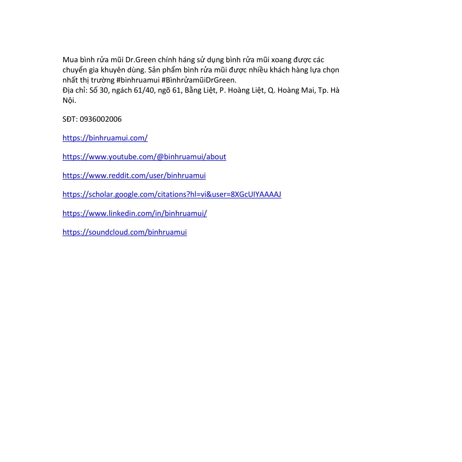 Bình rửa mũi Dr.Green.docx | DocDroid