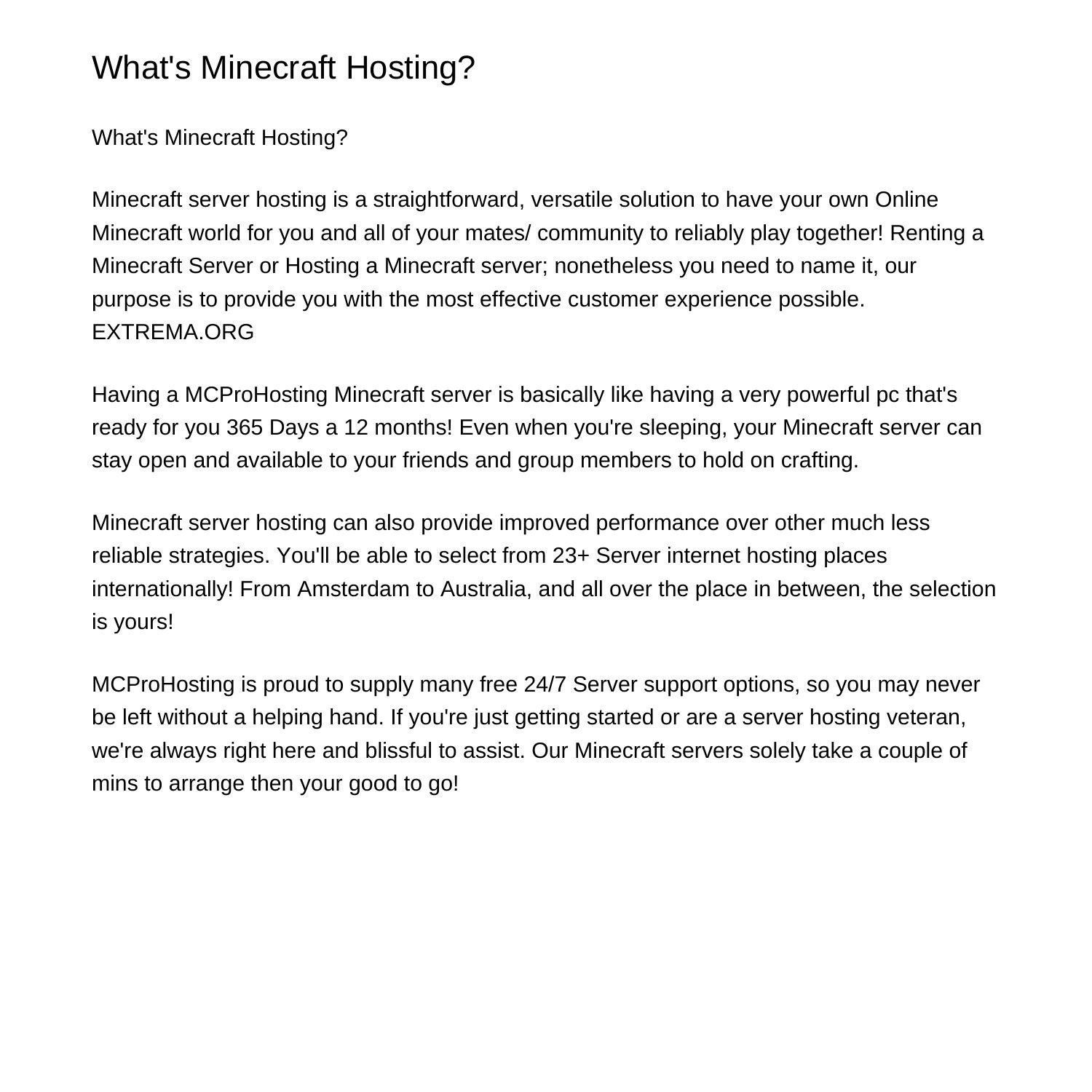 Whats Minecraft Internet Hostingulkjt.pdf.pdf | DocDroid