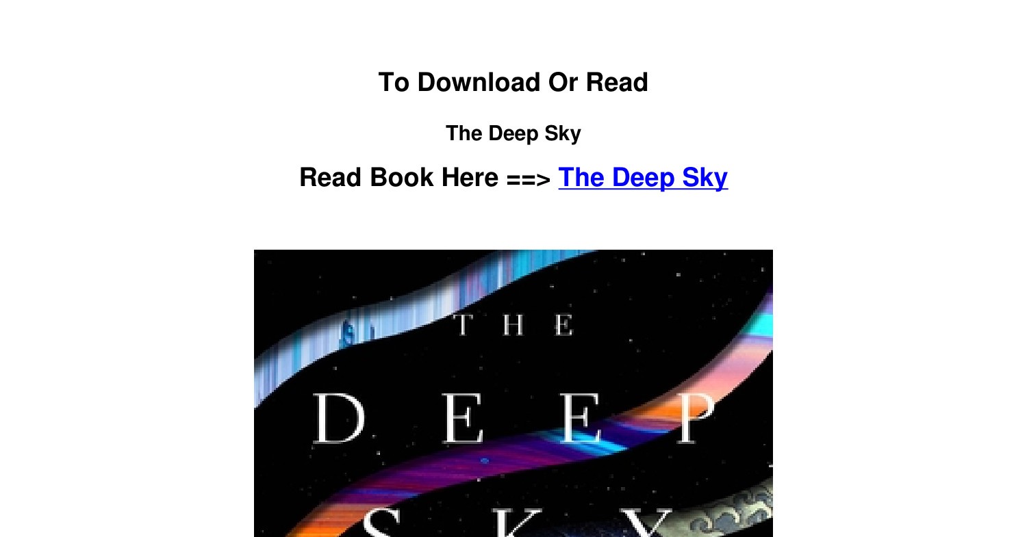 Download PDF The Deep Sky BY Yume Kitasei.pdf | DocDroid