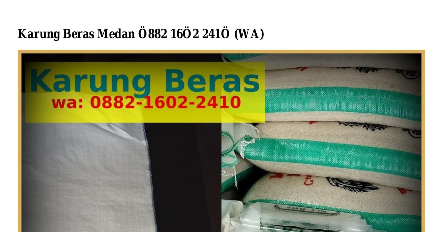 Karung Beras Medan.pdf | DocDroid