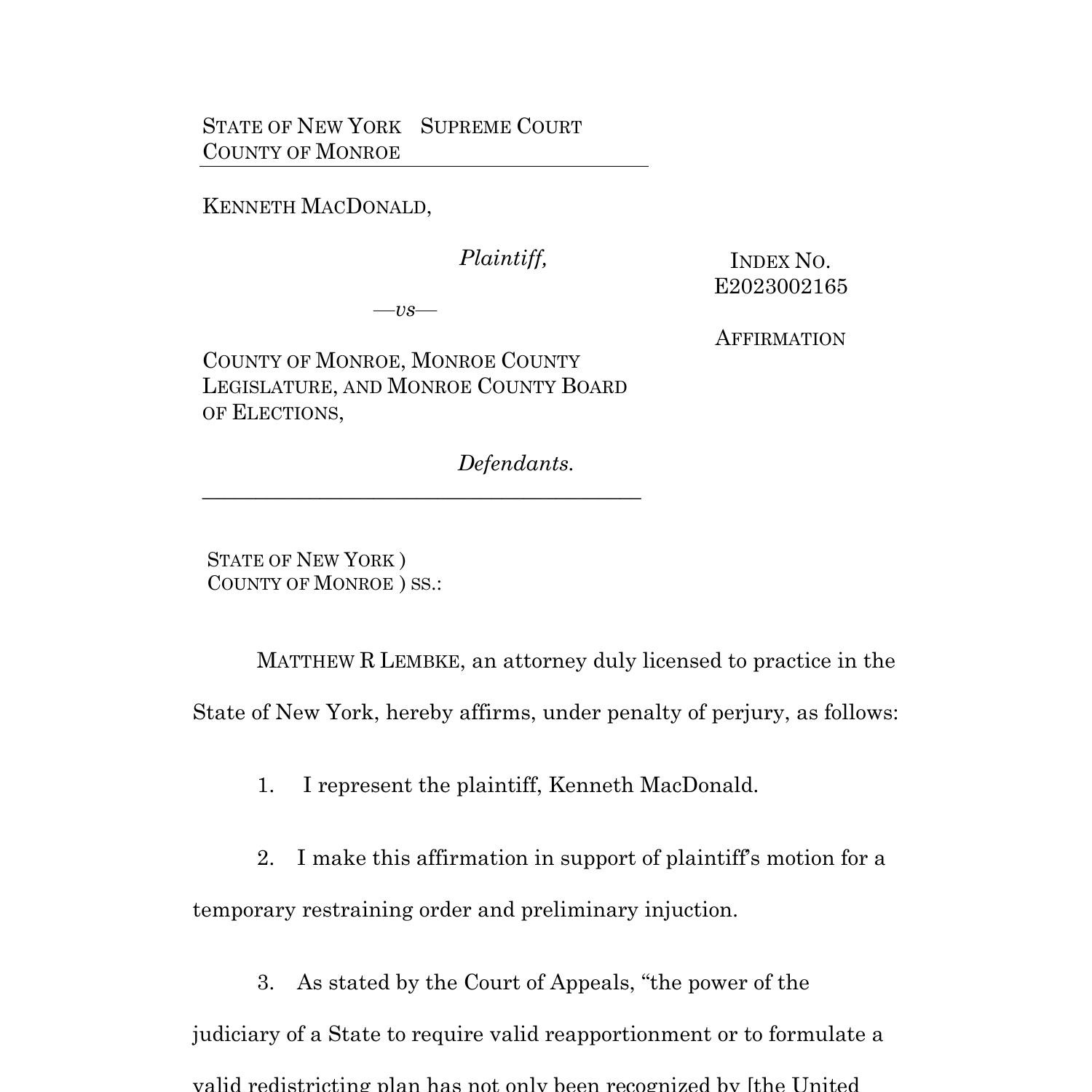 Lembke Attorney Affirmation TRO Prelim Inj 03-17-2023.pdf | DocDroid