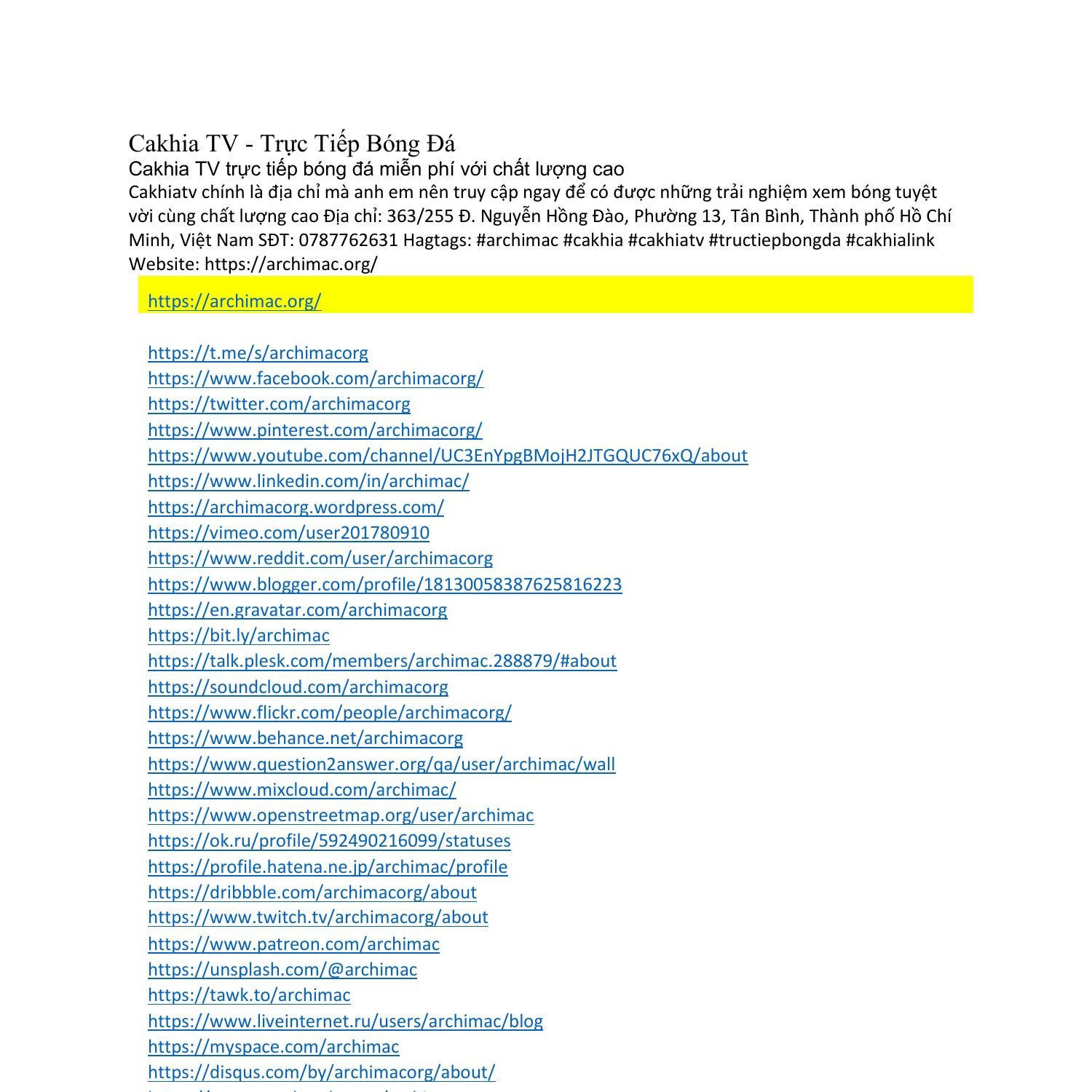 Cakhia TV.docx | DocDroid