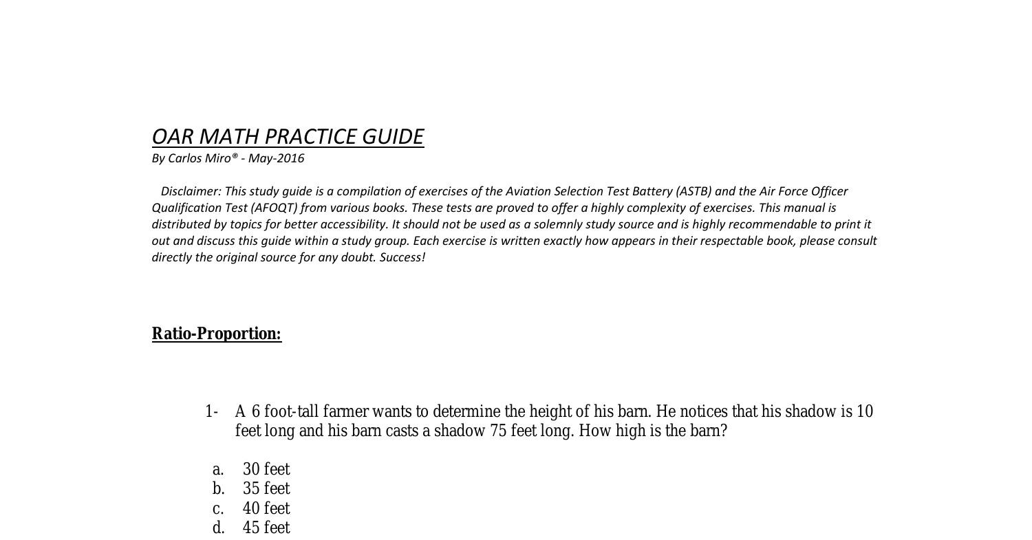 OAR Math Guide.docx | DocDroid