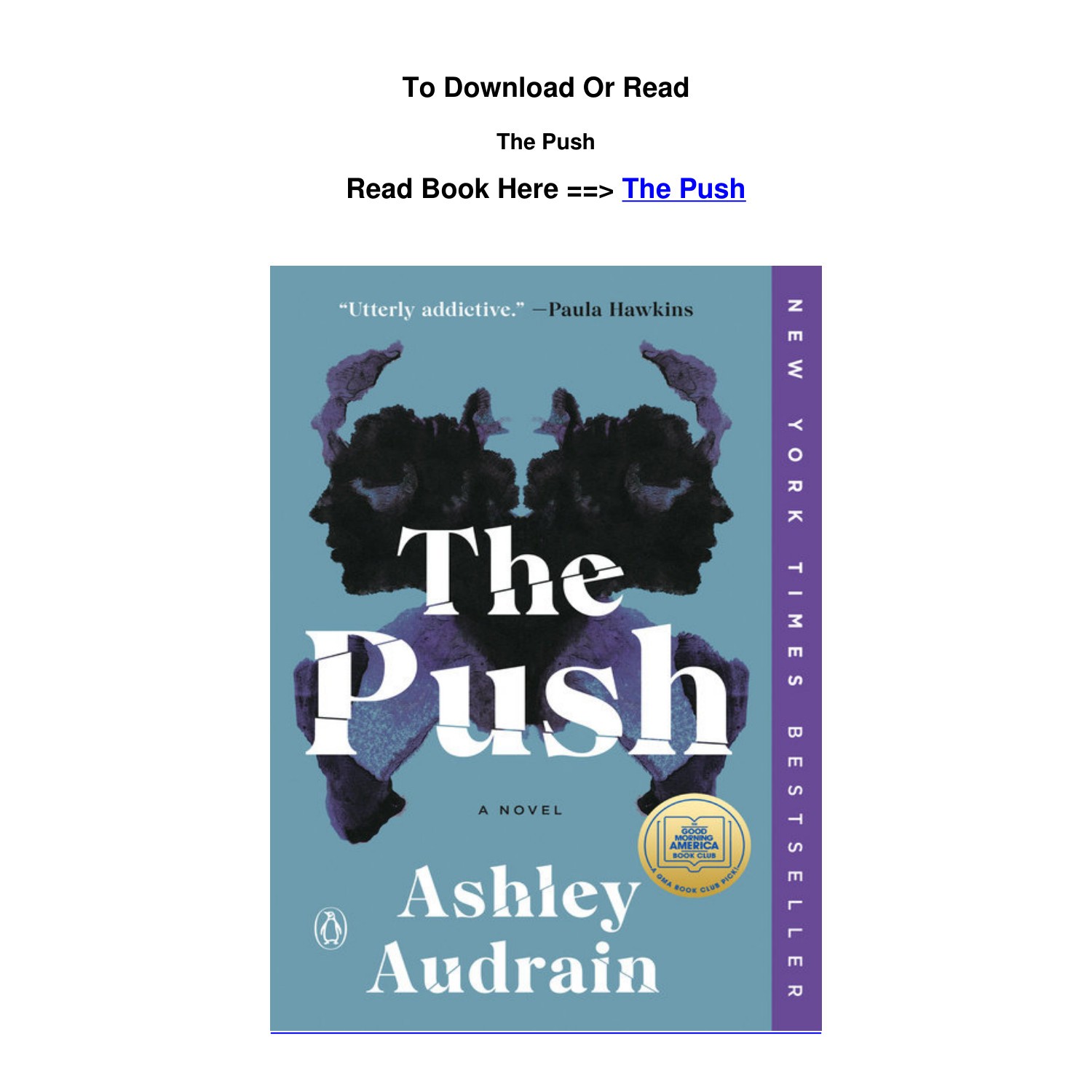 Pdf download The Push BY Ashley Audrain.pdf | DocDroid
