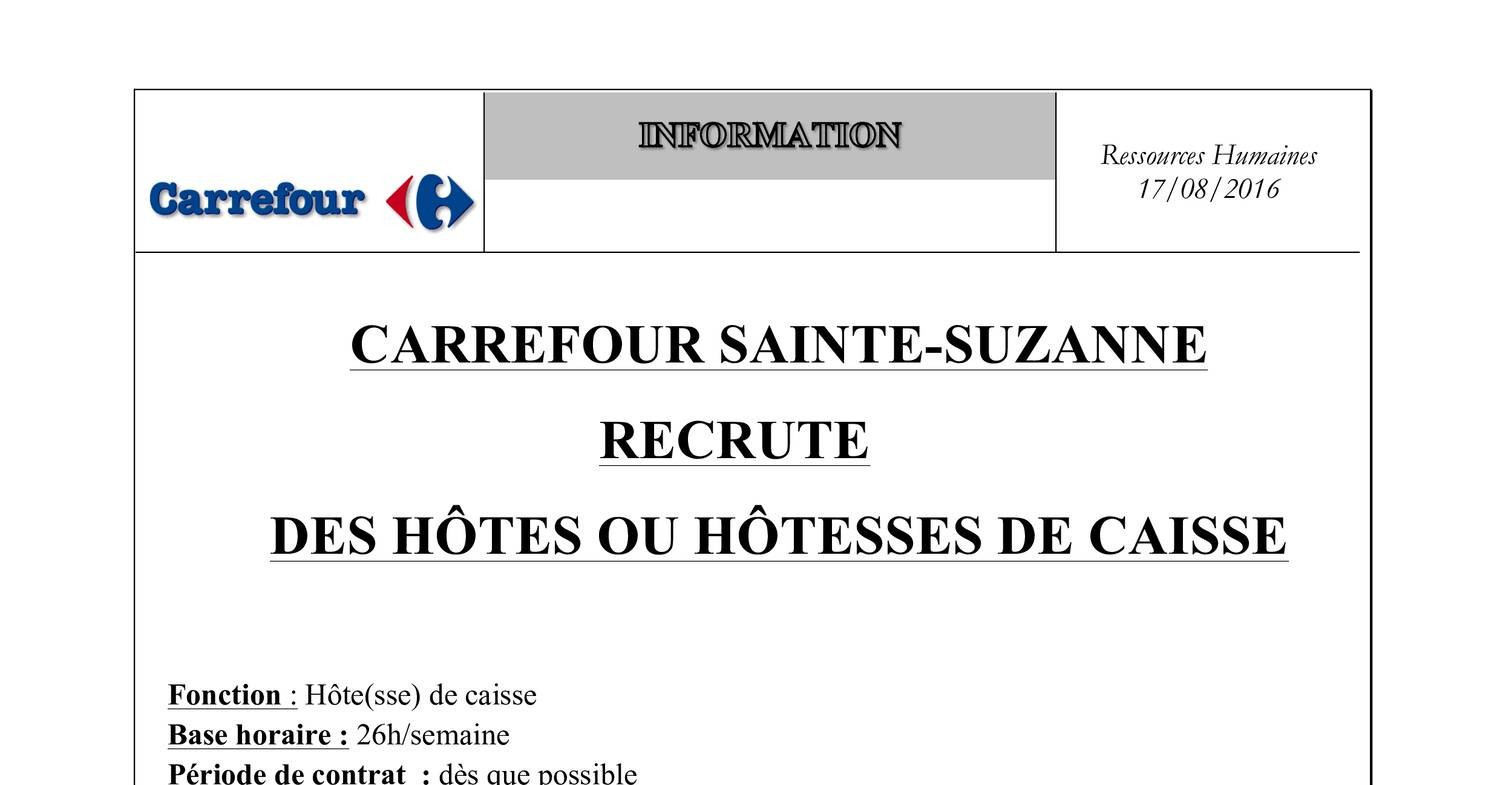 Carrefour Recrutement.pdf | DocDroid