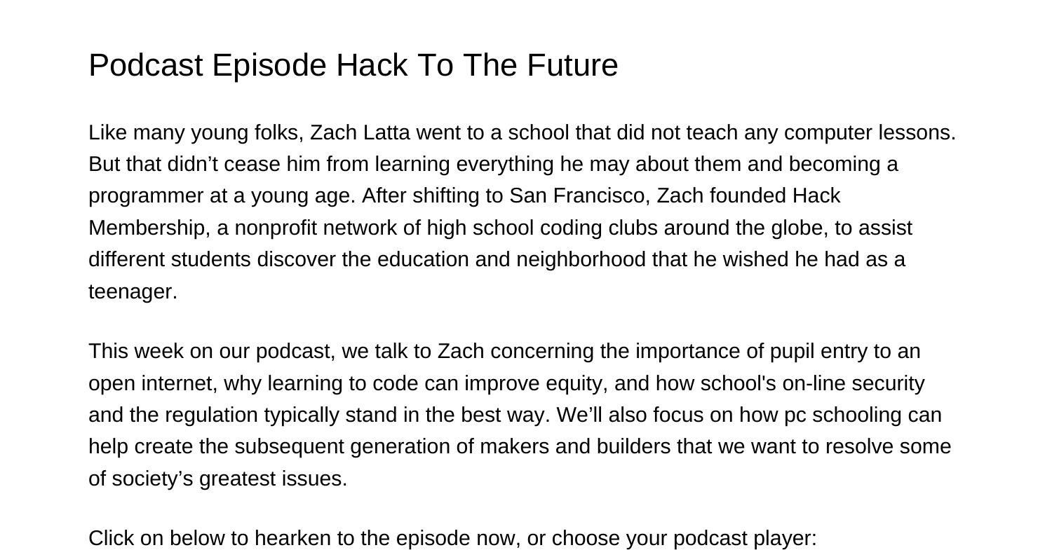 Podcast Episode Hack To The Futurepiehe Pdf Pdf Docdroid