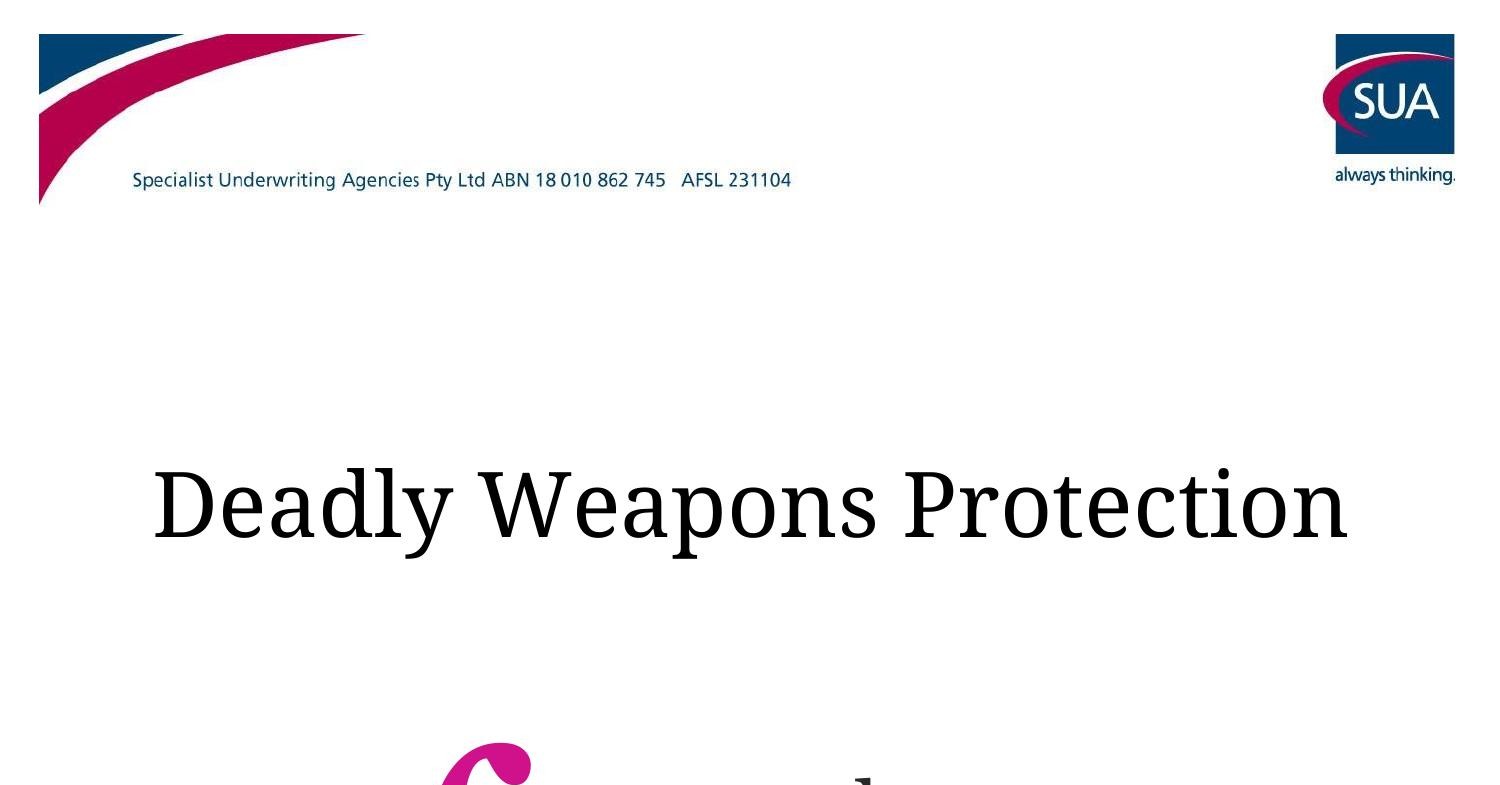 SUA - Deadly Weapons Protection Standard Proposal.pdf | DocDroid