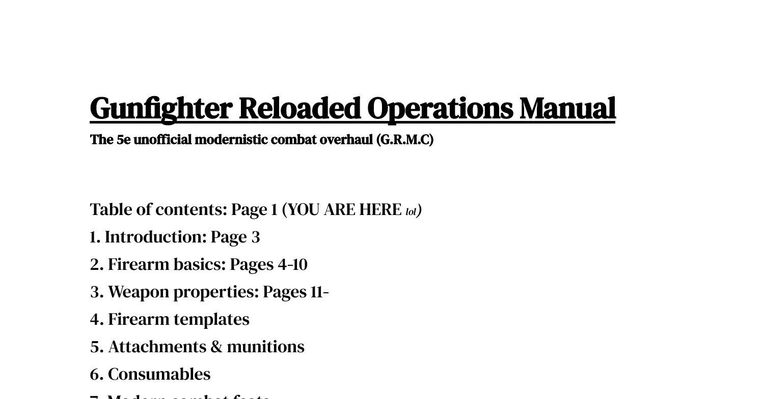 Gunfighter Reloaded.pdf | DocDroid