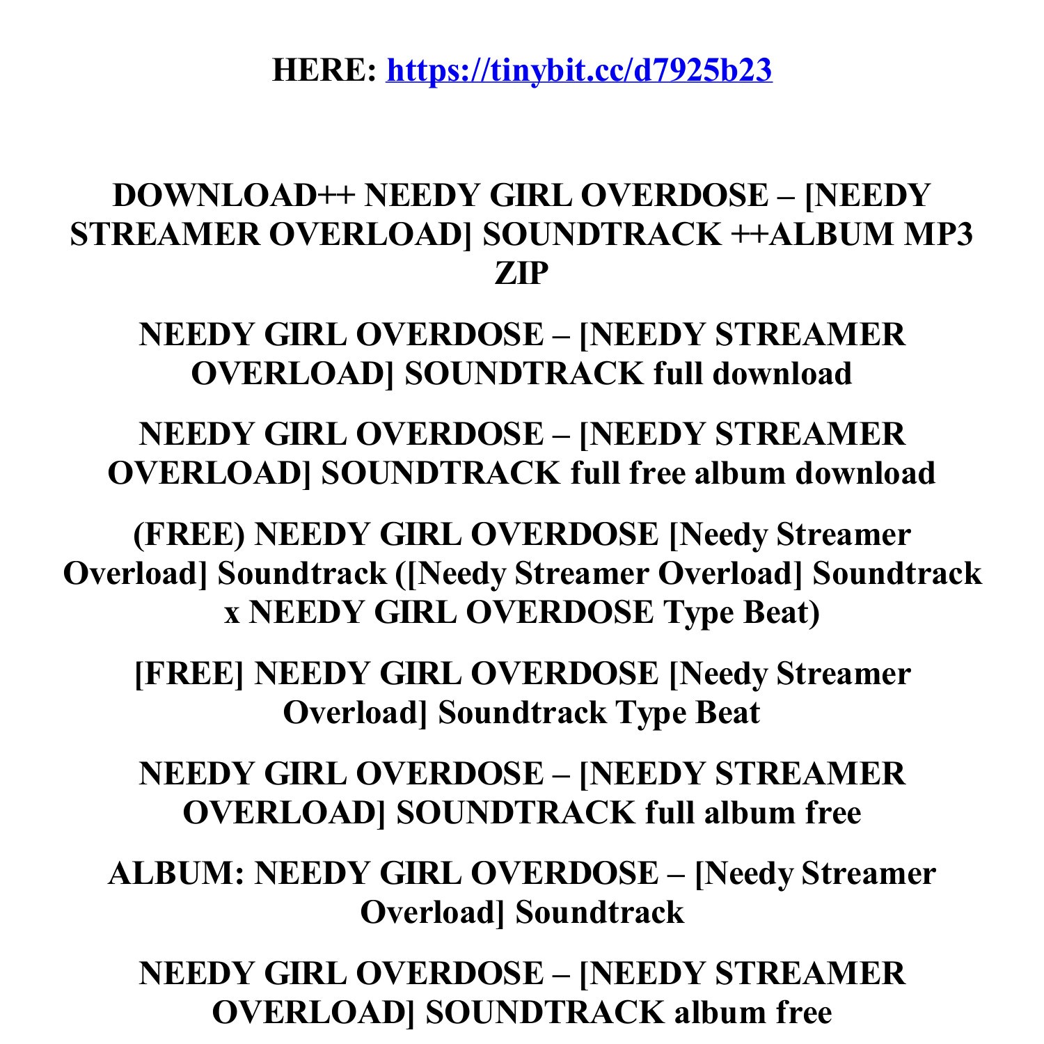 download_needy_girl_overdose_needy_streamer_overload_soundtrack_album_mp3_zip.pdf | DocDroid