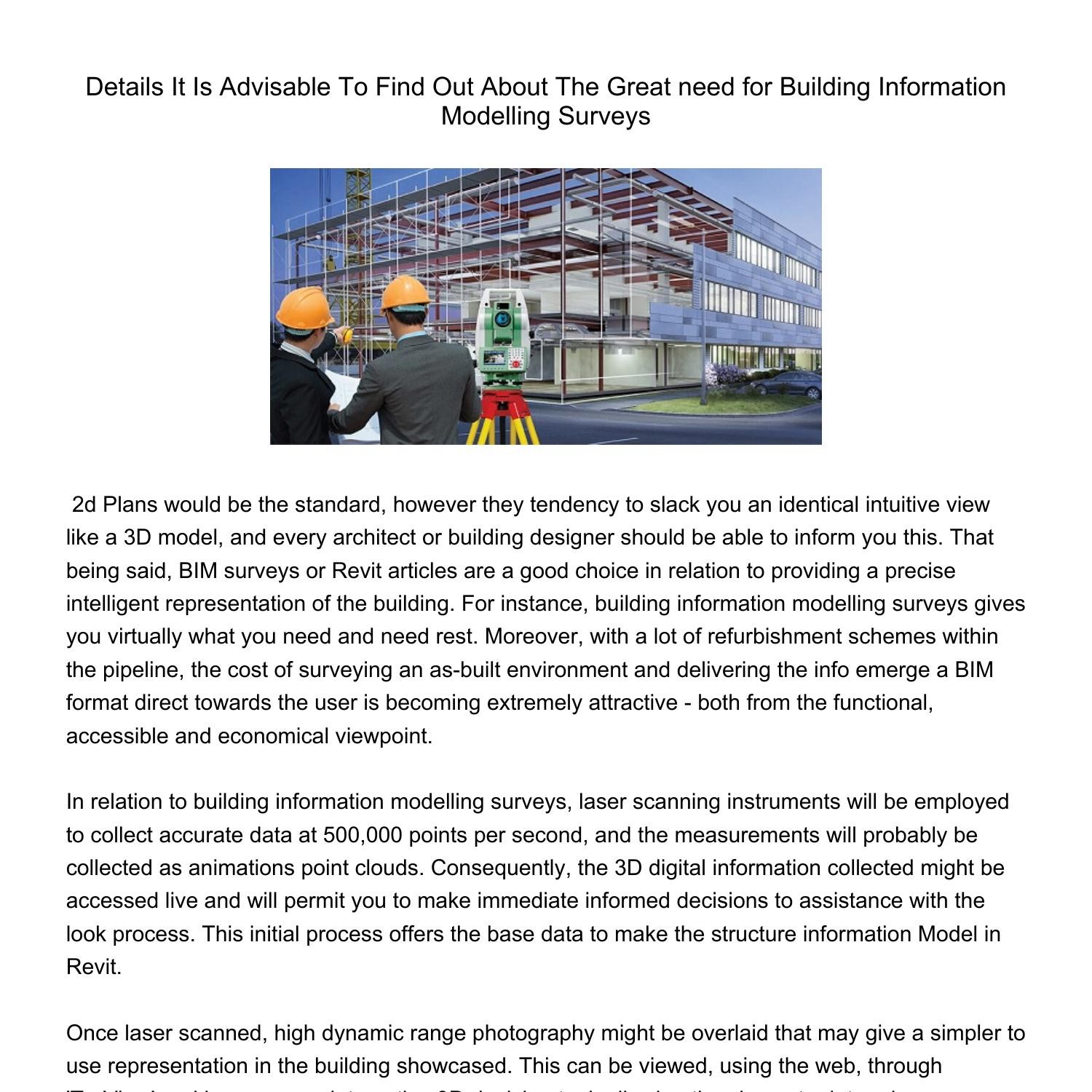 DetailsItIsAdvisableToFindOutAboutTheGreatneedforBuildingInformationModellingSurveys990.pdf ...