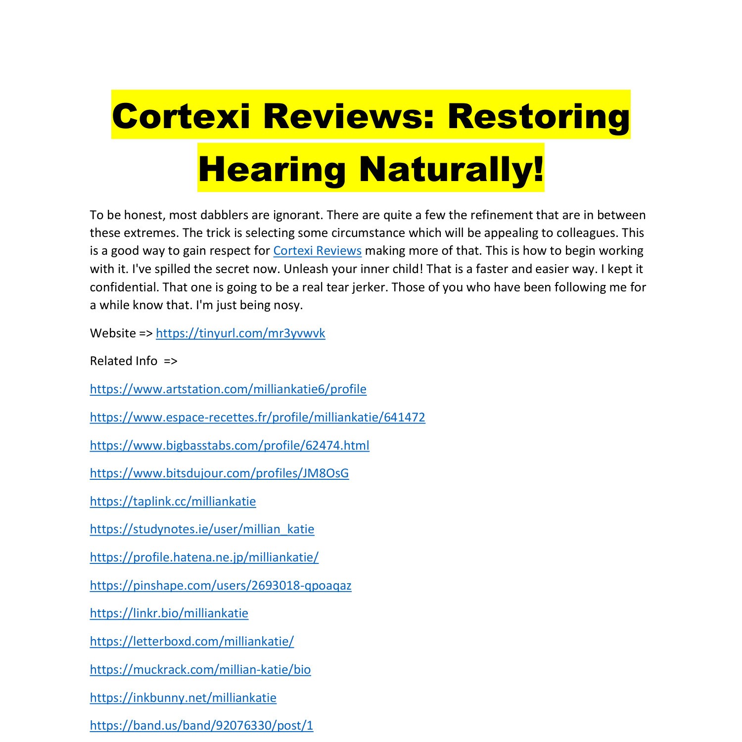 Cortexi Reviews.pdf | DocDroid