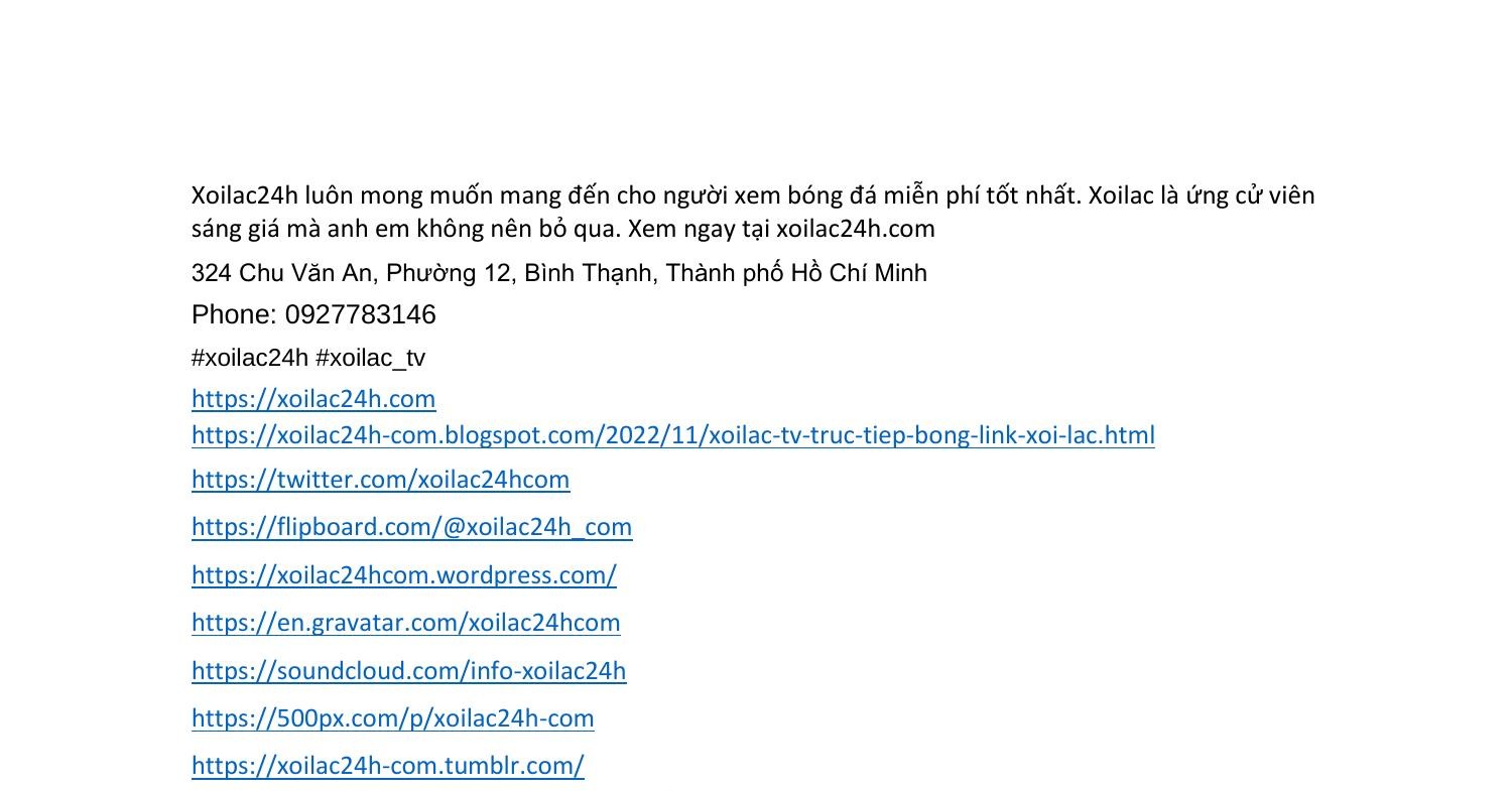 Xoilac Tv.docx | DocDroid