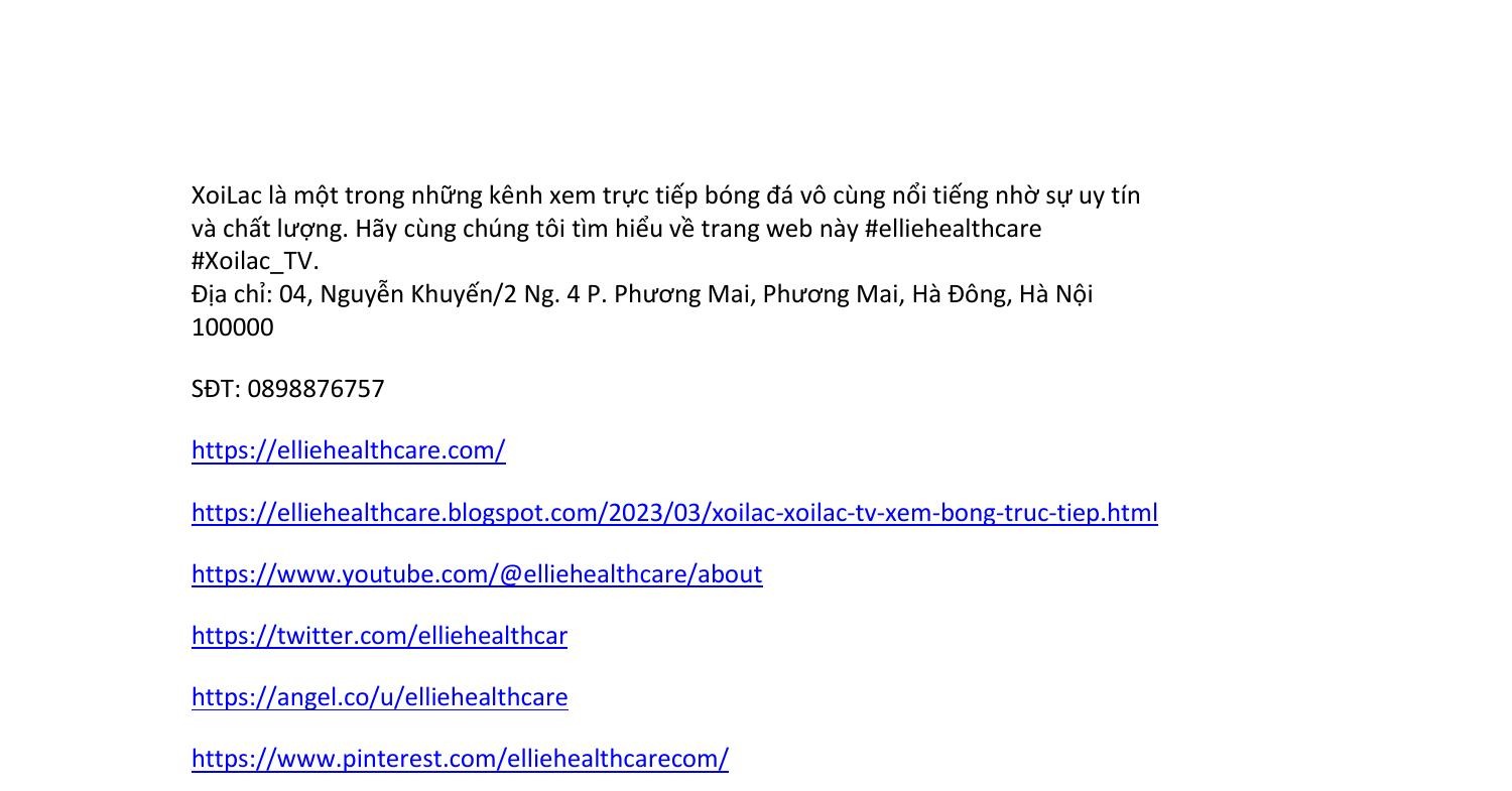 Xoilac TV.docx | DocDroid