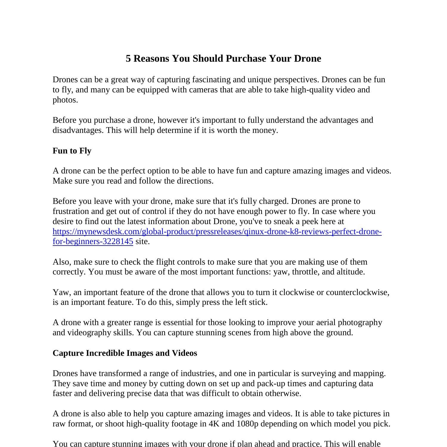 5 Reasons You Should Purchase Your Drone.pdf | DocDroid