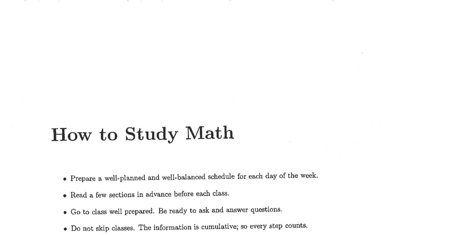 How to Study Math.pdf | DocDroid