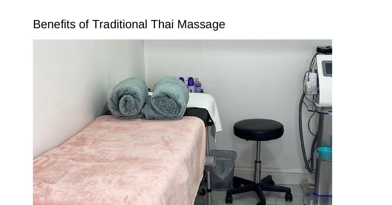 Benefits of Traditional Thai Massageqytyb.pdf.pdf | DocDroid