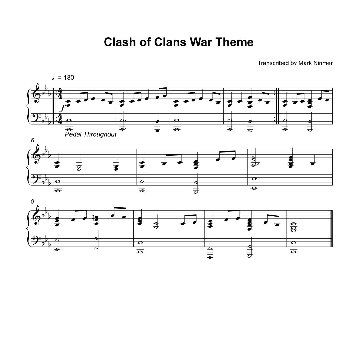Clash of Clans War Theme - Full Score.pdf | DocDroid
