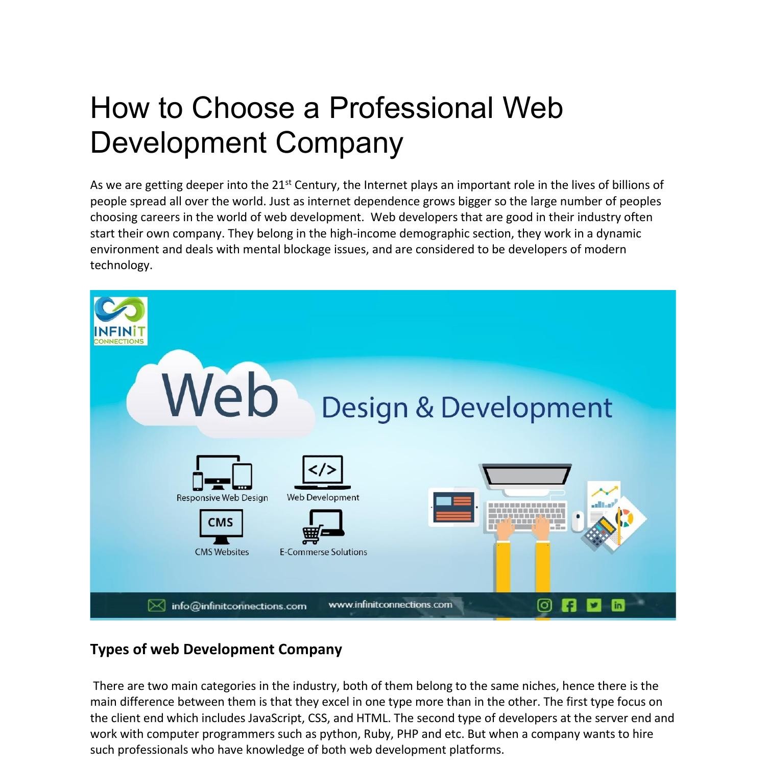 How to Choose a Professional Web Development Company.docx | DocDroid
