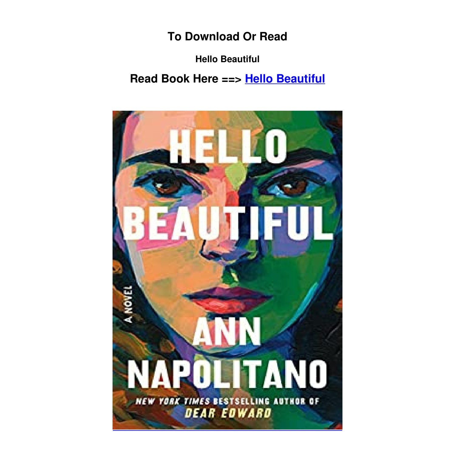 download Pdf Hello Beautiful BY Ann Napolitano.pdf | DocDroid