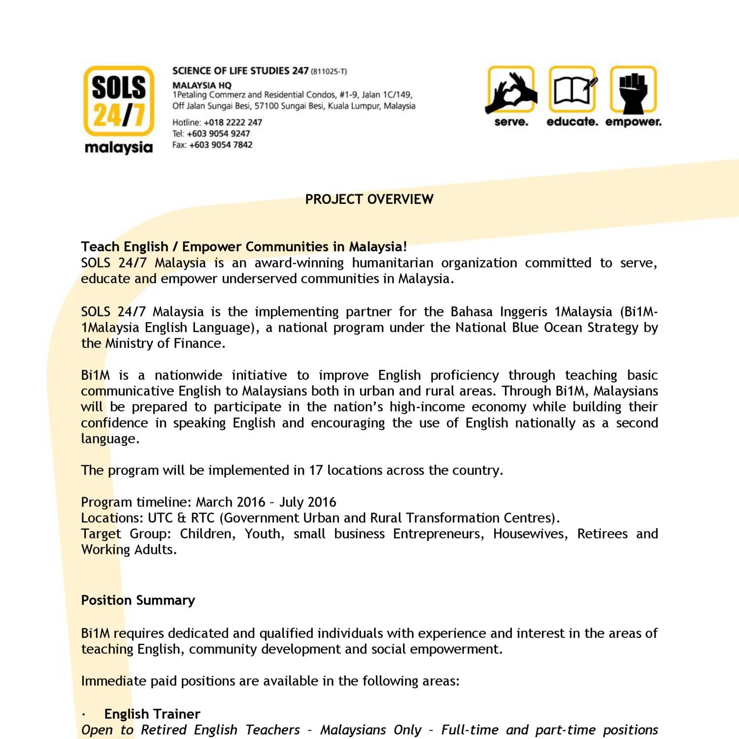 Job Description International volunteer.pdf | DocDroid