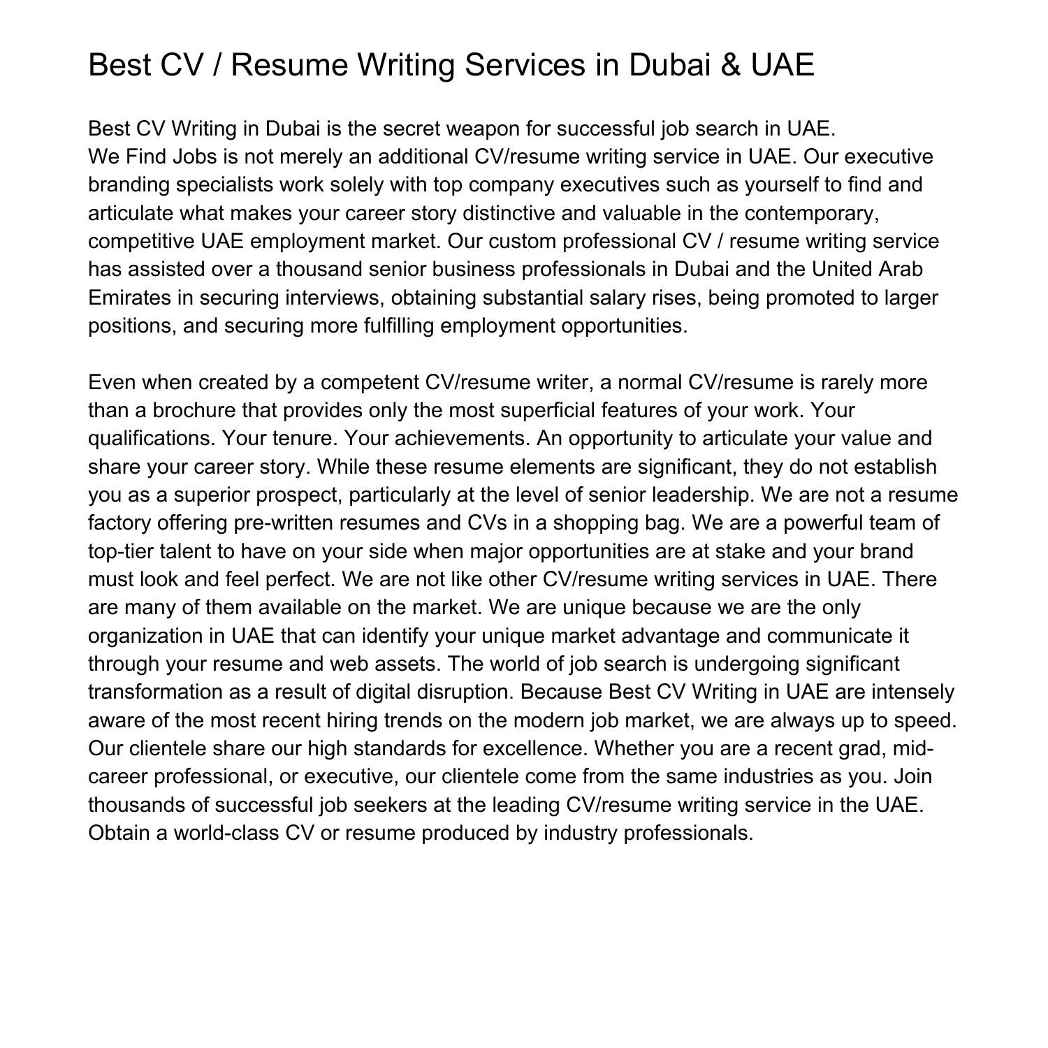 Best CV Resume Writing Services in Dubai UAEzihrr.pdf.pdf | DocDroid