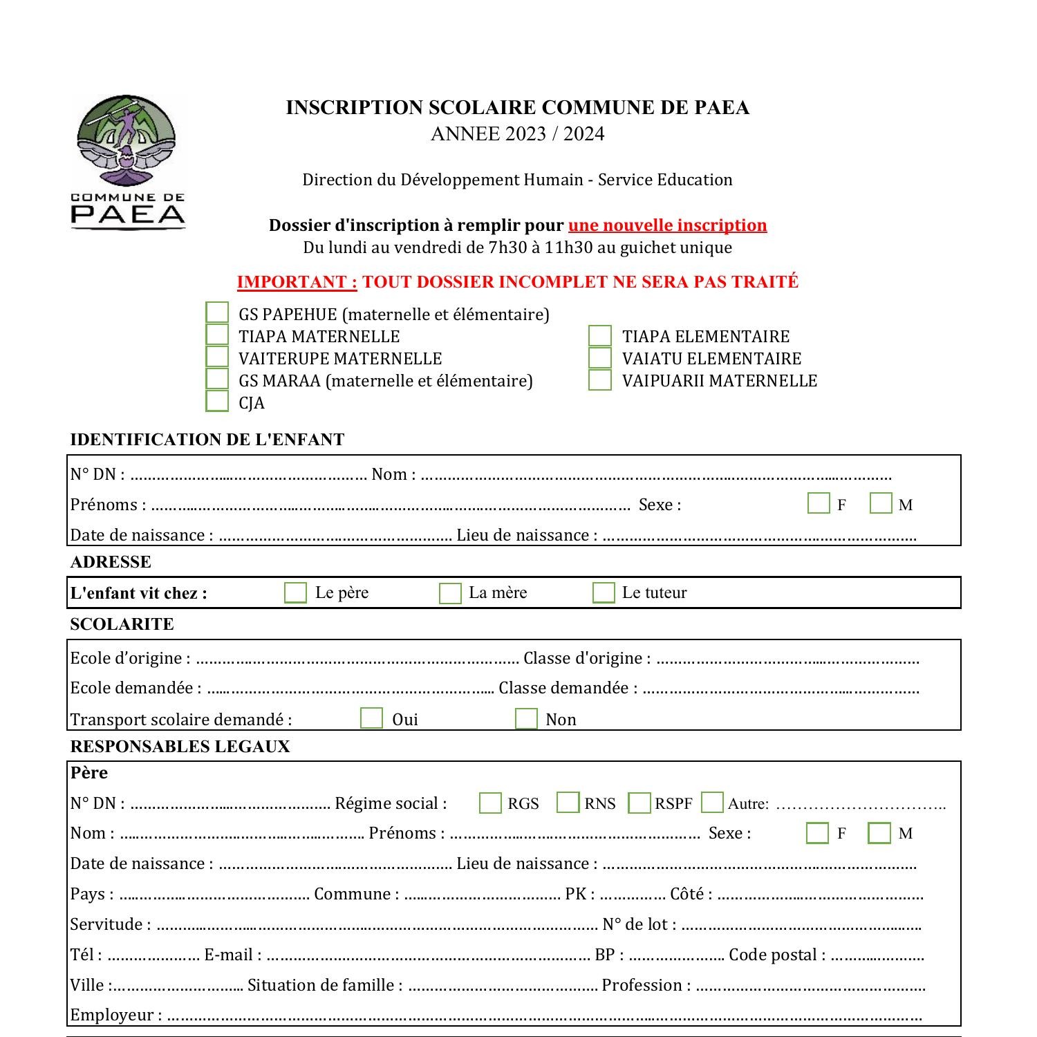 Formulaire nouvelle inscription.pdf | DocDroid