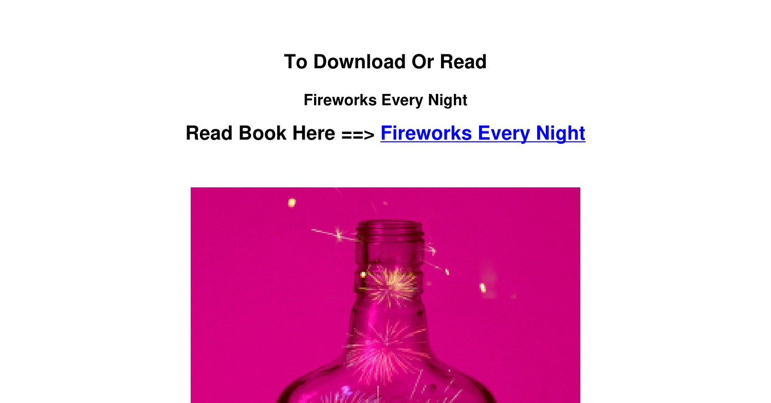 EPub Download Fireworks Every Night BY Beth Raymer.pdf | DocDroid