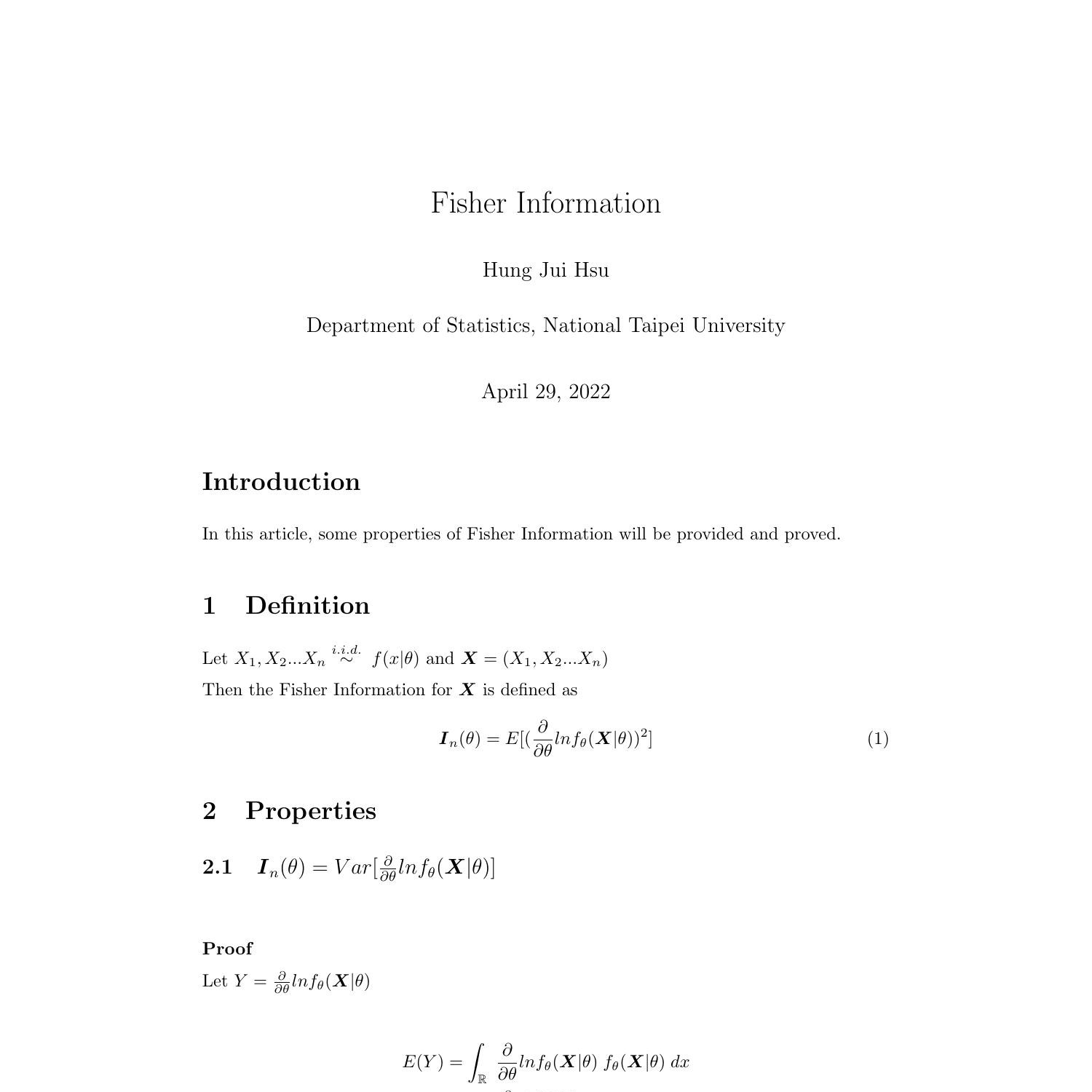 Fisher Information.pdf | DocDroid