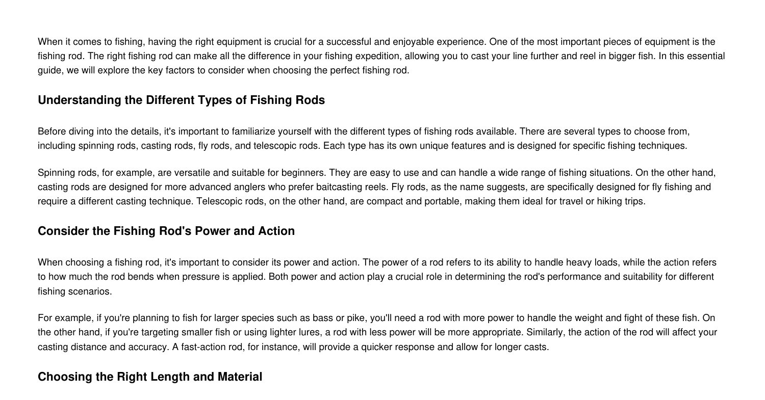 The Essential Guide to Choosing the Perfect Fishing Rod.pdf | DocDroid