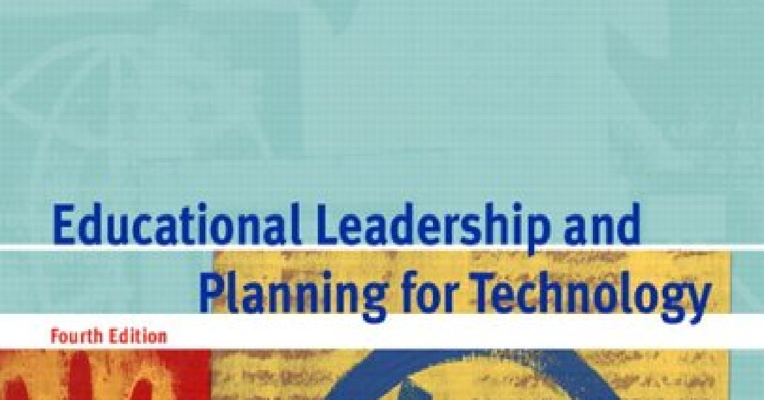 DOWNLOAD Educational Leadership And Planning For Technology.pdf | DocDroid
