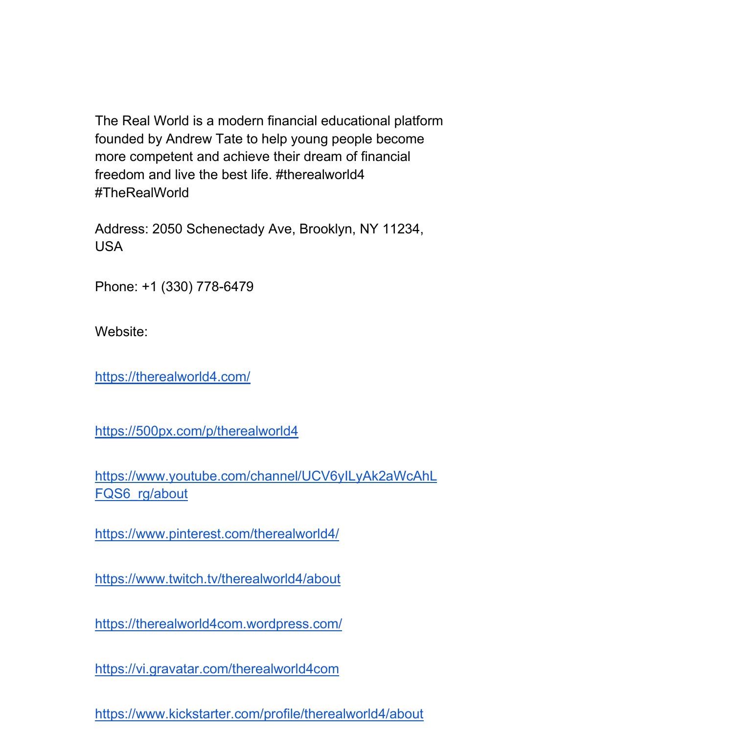 therealworld4.docx | DocDroid