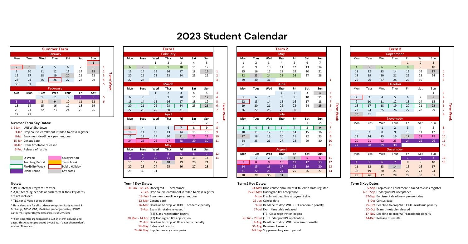 2023 Student Calendar.pdf | DocDroid
