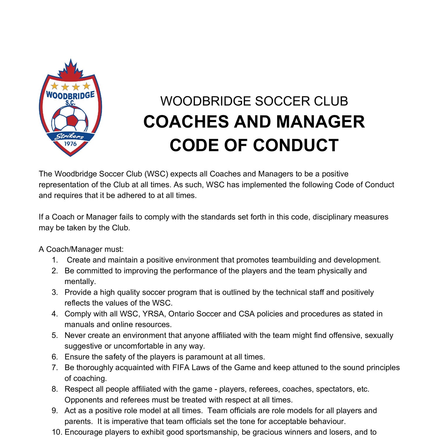 Coach and Manager Code of Conduct.pdf | DocDroid
