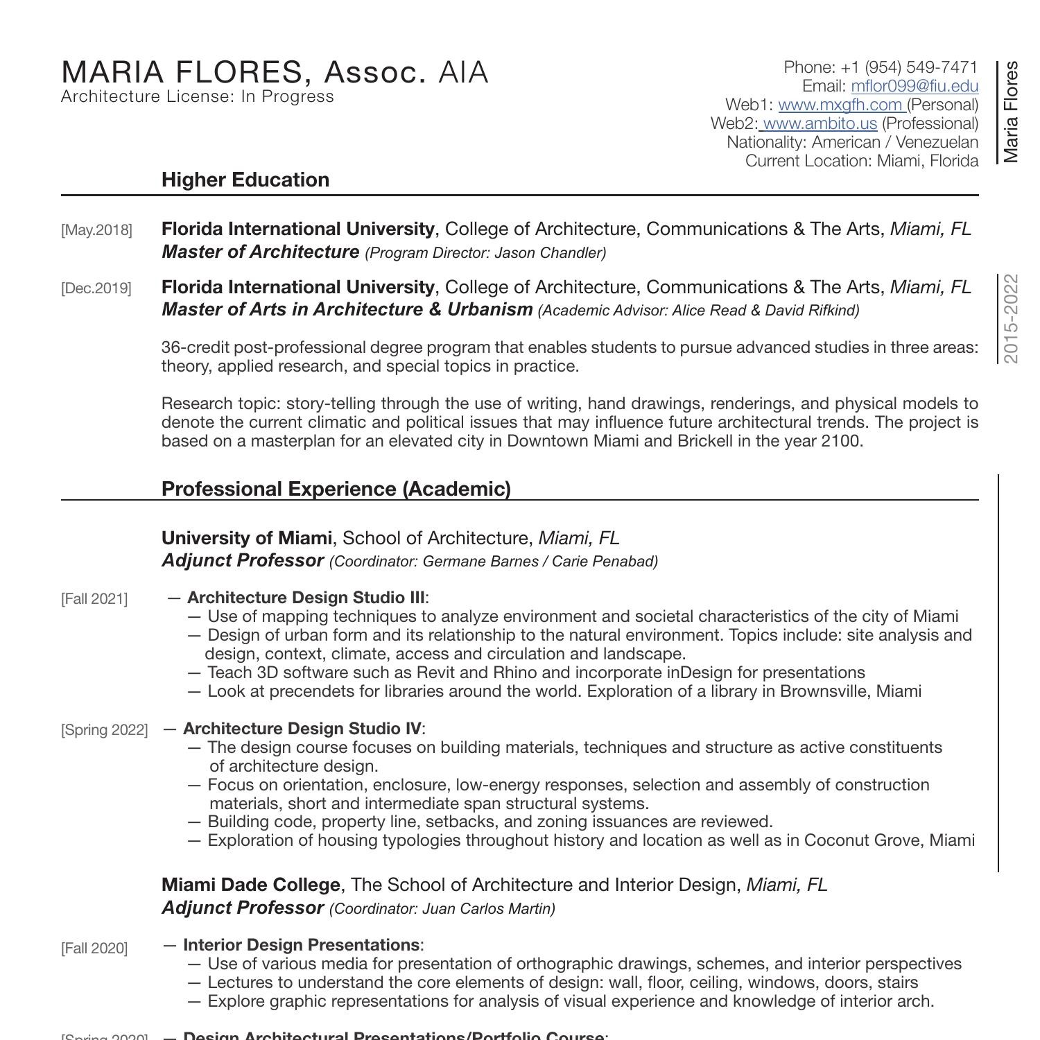 Maria Flores - CV 2022.pdf | DocDroid