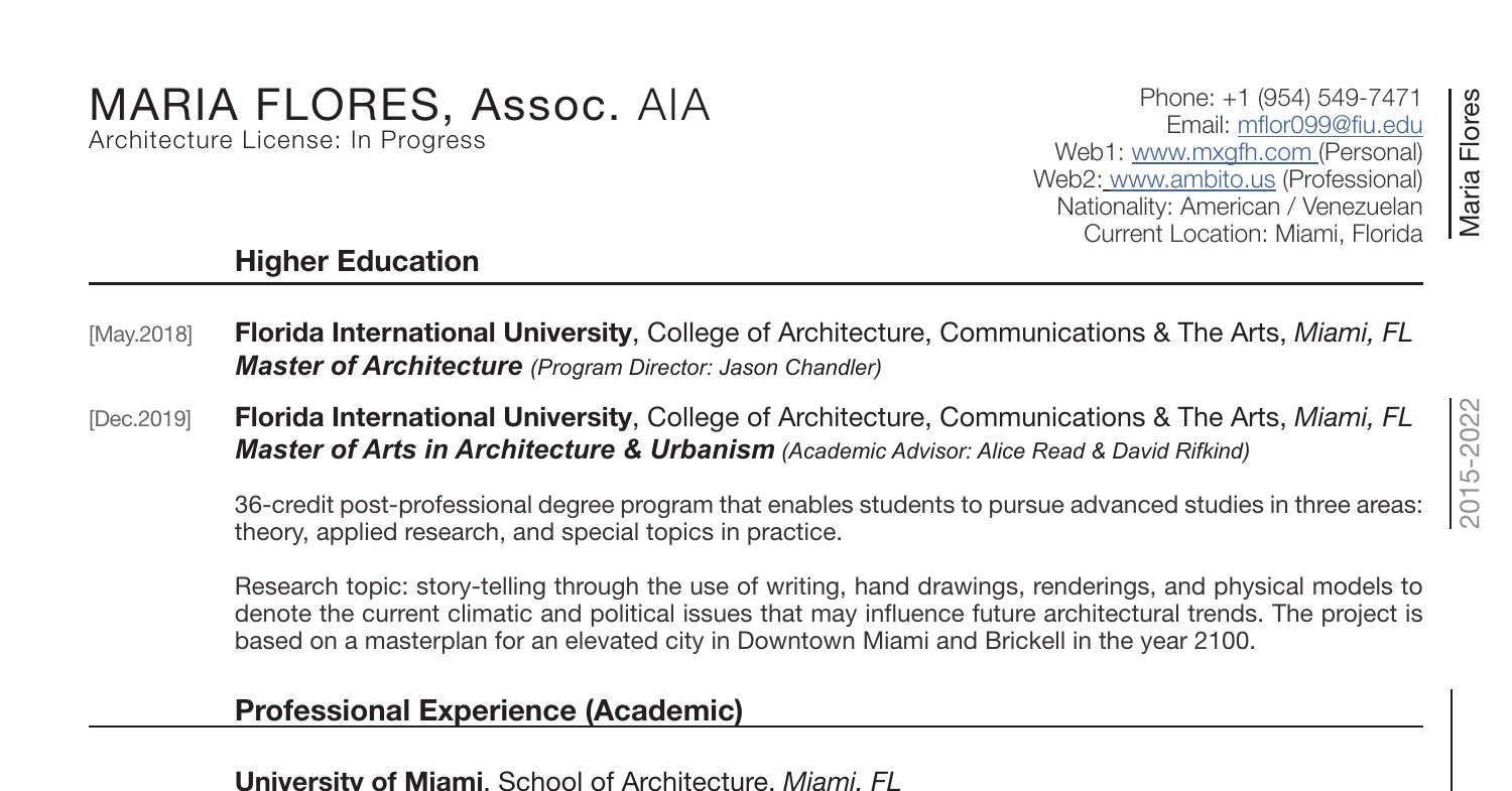 Maria Flores - CV 2022.pdf | DocDroid