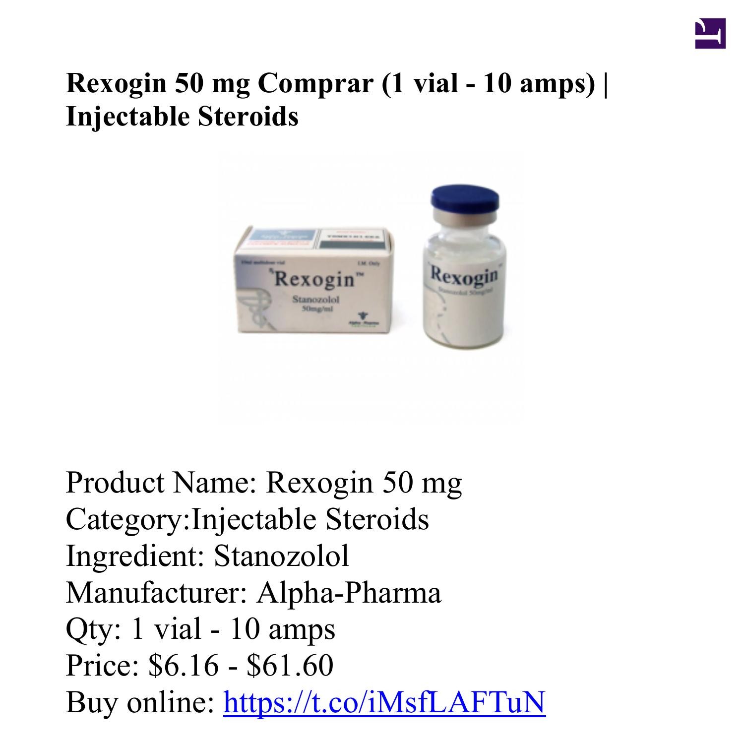 Rexogin 50 mg Comprar 1 vial - 10 amps Alpha-Pharma.pdf | DocDroid