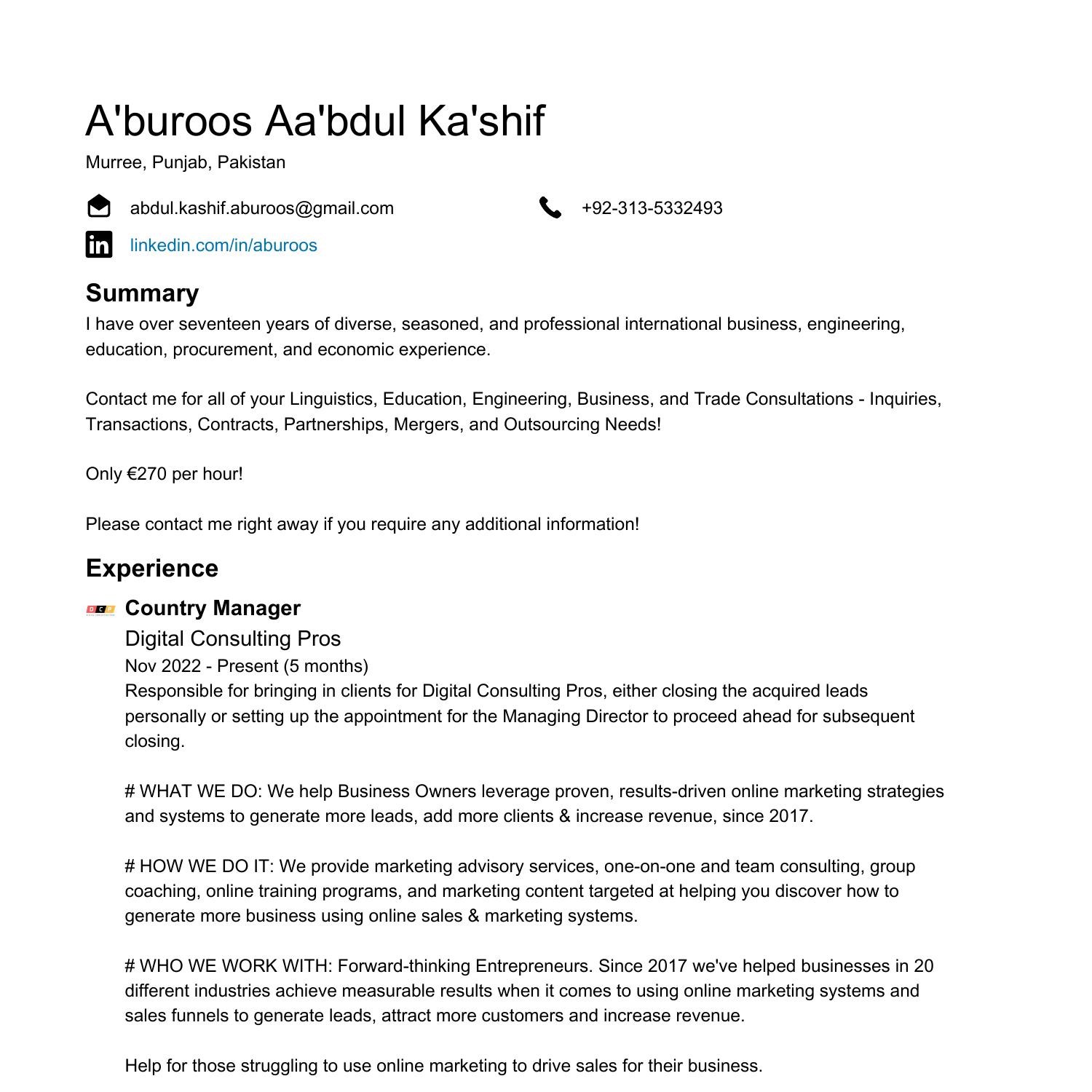 Resume-A'buroos-Aa'bdul-Ka'shif-____________-__________________-.pdf ...