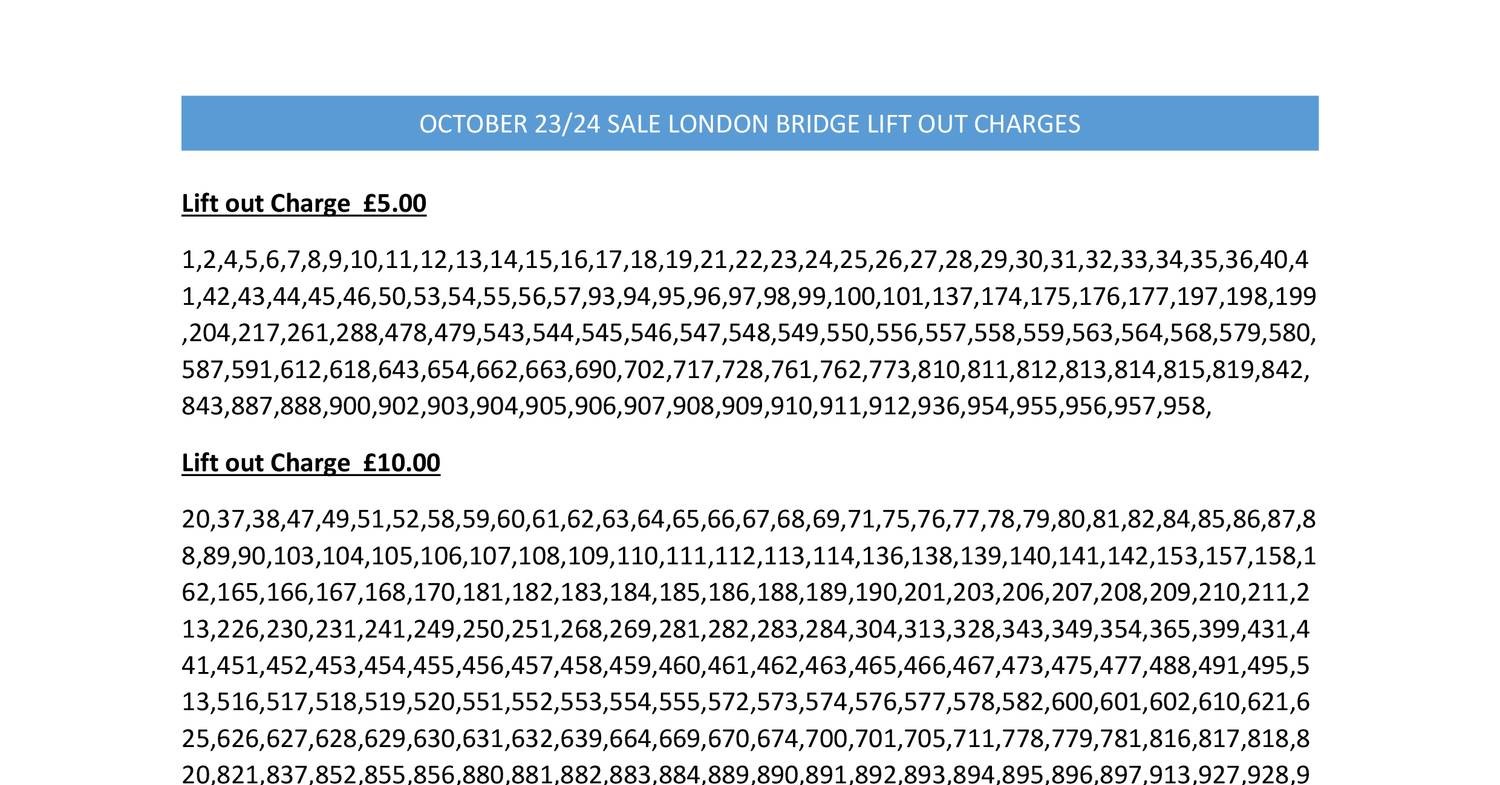 Lift out Charges October.pdf | DocDroid