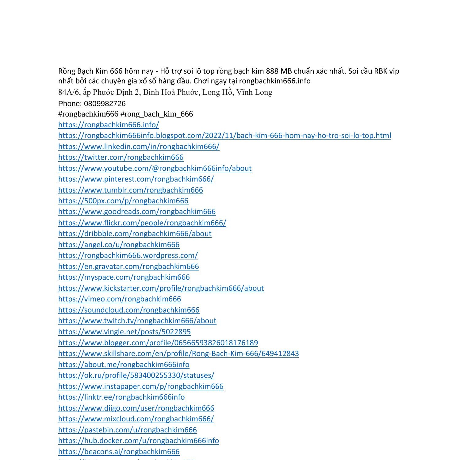 Rồng Bạch Kim 666.docx | DocDroid