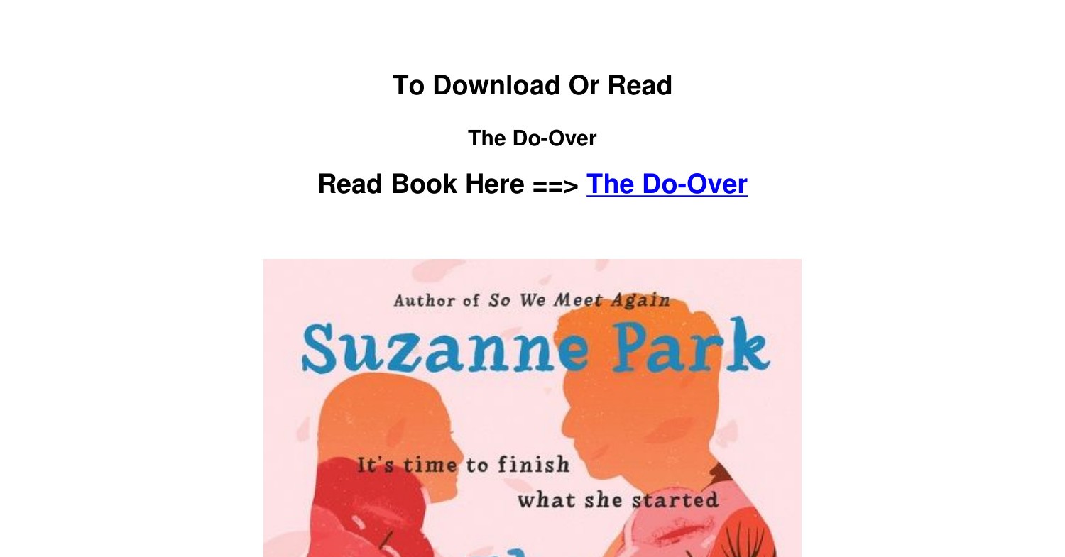 epub download The Do Over By Suzanne Park.pdf | DocDroid