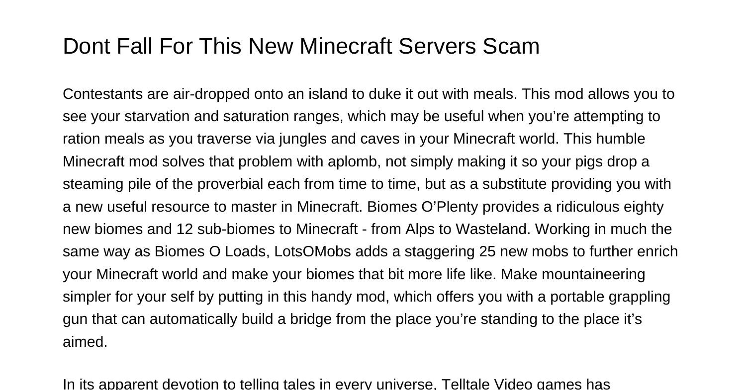 Dont Fall For This New Minecraft Servers Ripoffkgaef.pdf.pdf | DocDroid
