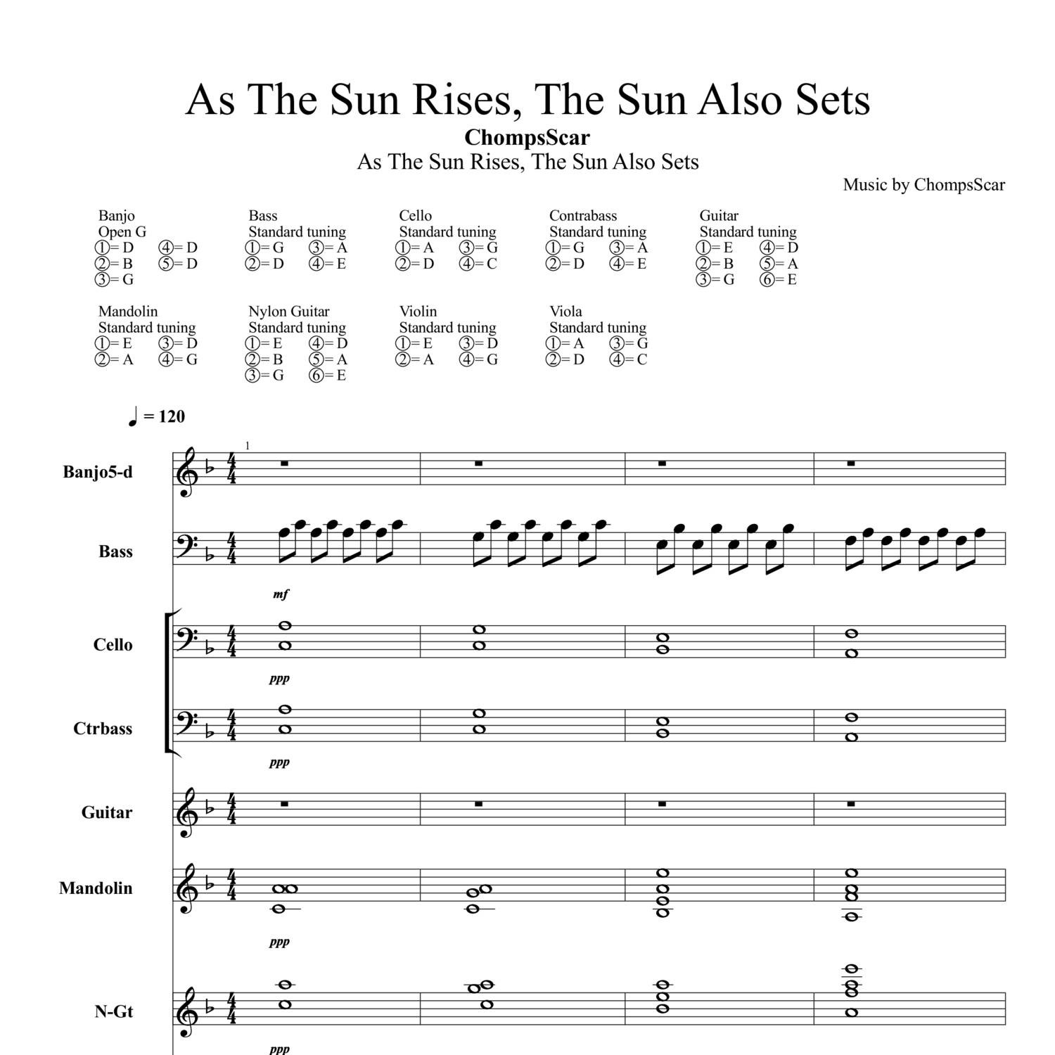As The Sun Rises, The Sun Also Sets Sheet Music.pdf | DocDroid