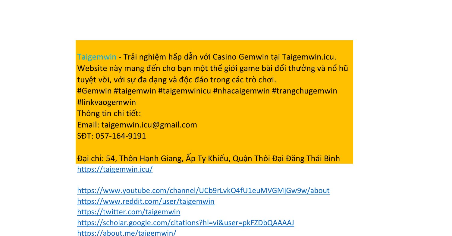 taigemwin.xlsx | DocDroid