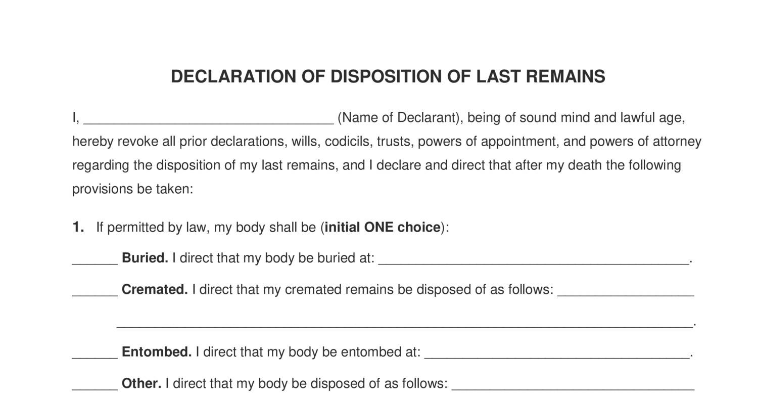 DECLARATION OF DISPOSITION OF LAST REMAINS 2017.pdf | DocDroid